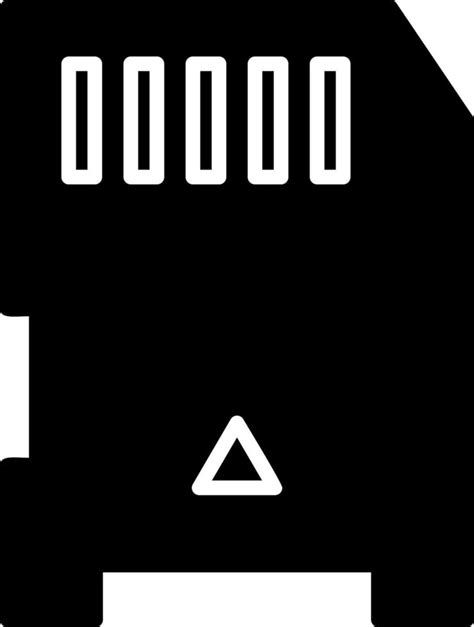 Memory Card Vector Icon 21067257 Vector Art At Vecteezy