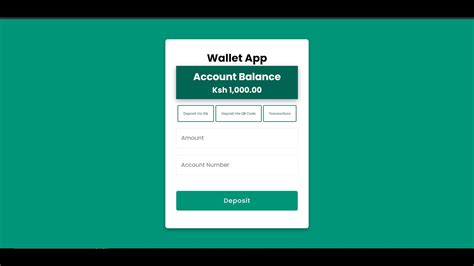 Building A Wallet App With Html Css Jsand Php Youtube