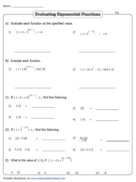 Exponential Functions Easy 1 Pdf Mathematical Analysis Computer Programming