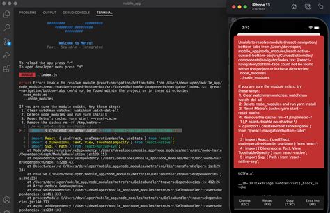 React Navigationbottom Tabs Could Not Be Found · Issue 34