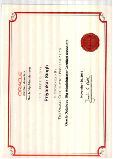 Oracle Database 10g Certified Associate Pdf