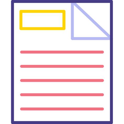 File Generic Color Outline Icon