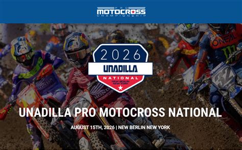 Official Tickets For Unadilla Pro Motocross National