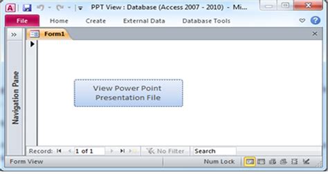 Open Powerpoint Slide Using Vba In Microsoft Access