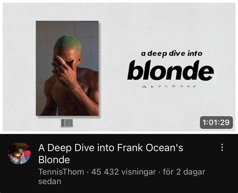 Fantastic Review R Frankocean