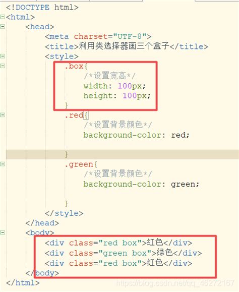 Css学习05：类选择器特殊使用 多类名css多个类名的用法 Csdn博客