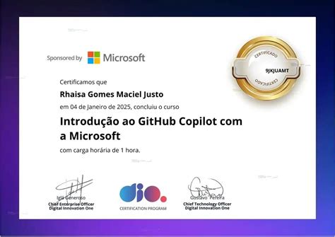 Introdução Ao Github Copilot Com A Microsoft Rhaísa Justo