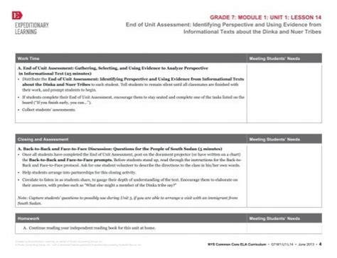 Grade 7 Module 1 Unit 1