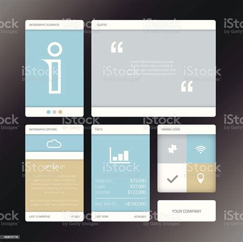 신선한 벡터 일러스트레이션 최소한의 인포그래픽 평편 Ui 디자인 굽기에 대한 스톡 벡터 아트 및 기타 이미지 굽기 그래픽 사용자 인터페이스 단일 이미지 Istock