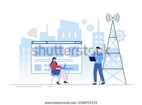 인트라넷 액세스 보안 네트워크 연결 및 스톡 벡터로열티 프리 2186954159 Shutterstock