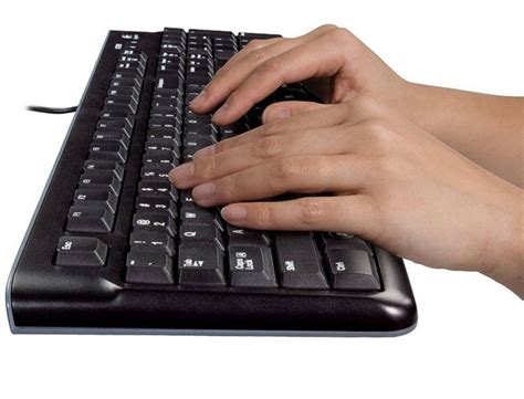 Logitech MK120 Wired USB Slim Keyboard And Optical Mouse Set