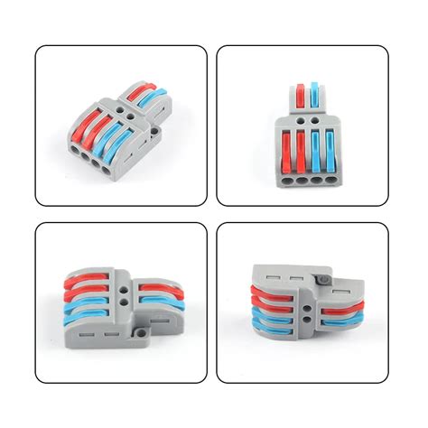 1pcs Spl Spl Gyors Vezetékcsatlakozó Push In Vezető Vezetékcsatlakozók Otthoni Elektromos Led Es