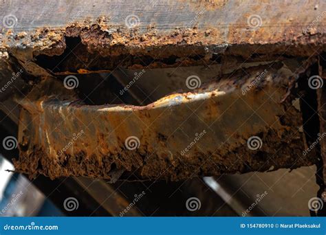 Rust On Steel Structural Columns Stock Photo Image Of Decay Antique