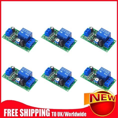 TIME ADJUSTABLE DELAY Relay Module NE Timer Control Switch Board V DC PicClick UK