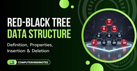 Red Black Tree Data Structure Computer Hindi Notes