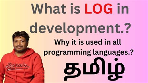What Is Logging In Software Developmenttamilcoding Coding Youtube