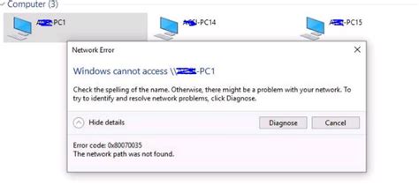 Networking Windows Cannot Access Network Error On Standard Account Super User