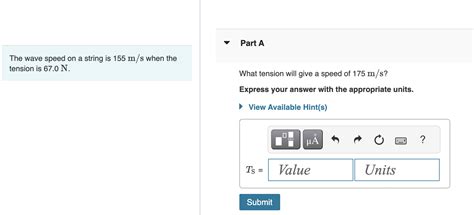Solved The Wave Speed On A String Is M S When The Chegg Com