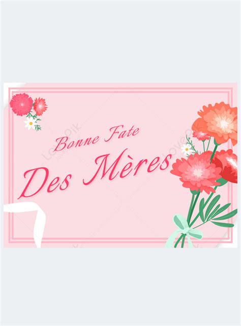 어머니의 날 만화 수채화 카네이션 핑크 인사말 카드 이미지 사진 467430820 무료 다운로드