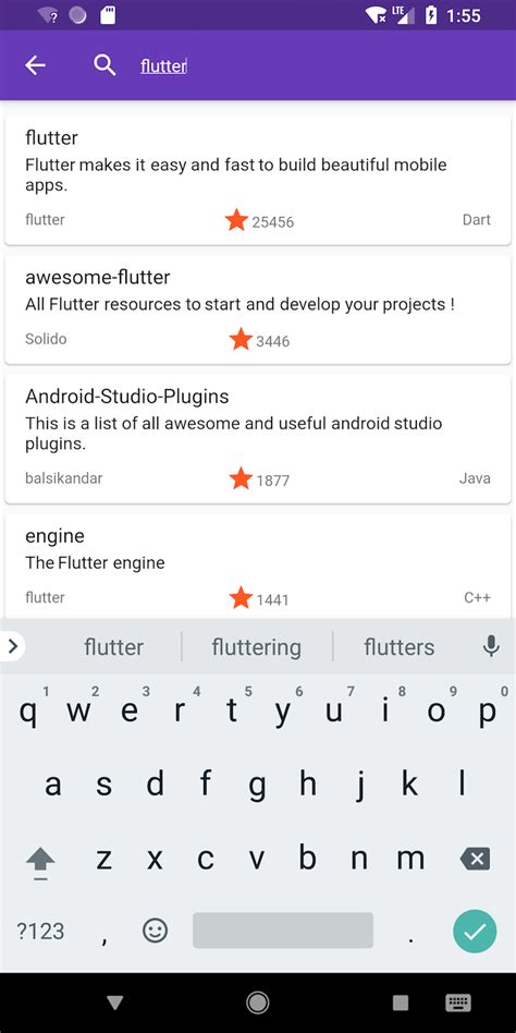 Building Github Flutter App — Part 2 Search Repositories List Xcoding With Alfian