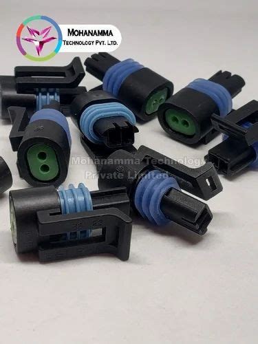 Female 2 Pole Delphi Black Connector At 166 Piece In Tirupati ID 2849537811562