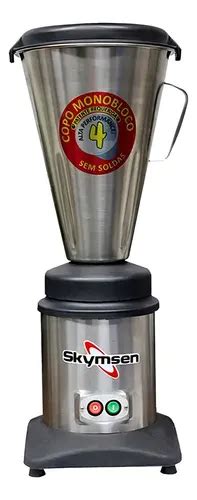 Licuadora Industrial Skymsen De Alta Rotación 1200 W Ta4 4 Litros