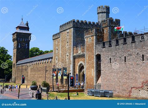 Cardiff Castle Is One Of Wales Leading Heritage Attractions Editorial