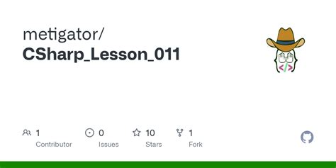 github metigator csharp lesson 011