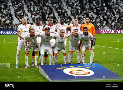 Galatasaray Players Pose For A Team Photo Before The Champions League Opening Phase Soccer Match