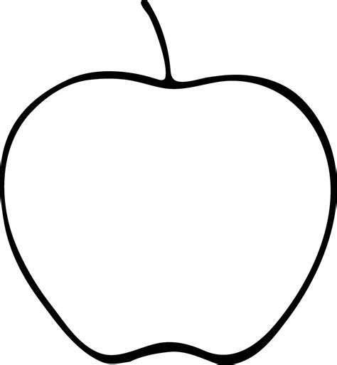 Stylized Apple Outline Artwork 49227379 Vector Art At Vecteezy