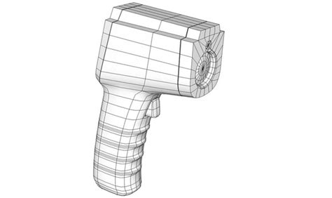 Thermometer Infrared 3d Model Turbosquid 1588611