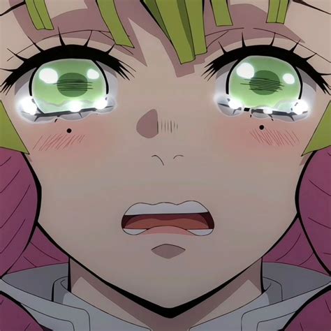 Mitsuri Is Crying Slayer Anime Demon Slayer Manga Girl The Manga Katana Otaku Anime Anime