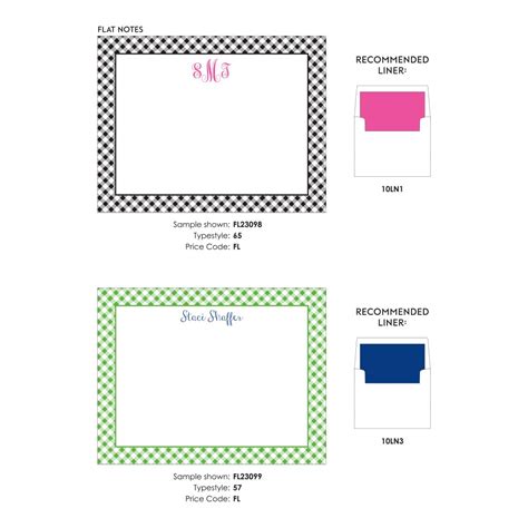 Flat Notes Donovan Designs Flat Notes Donovan Designs