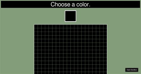 Pixel Grid React Examples CodeSandbox