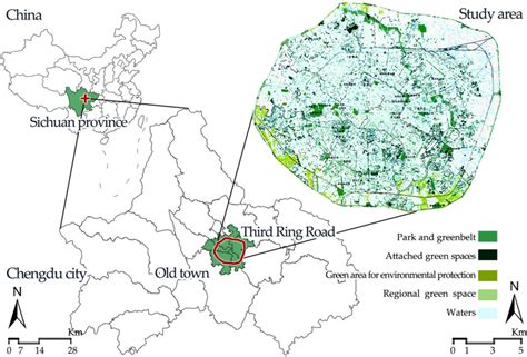 Figure 1 From Spatiotemporal Analysis Of Urban Green Spatial Vitality And The Corresponding