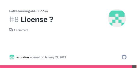 license · issue 8 · pathplanning aa sipp m · github