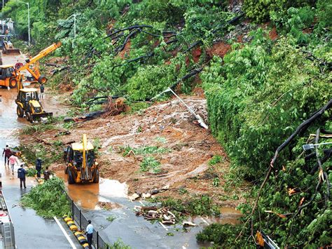 Bmc To Open Two Lanes On Landslide Hit Malabar Hill