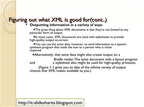 Lecture 1 Getting To Know Xml Ppt