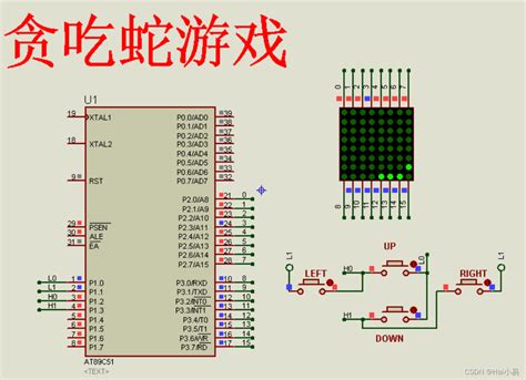 【proteus仿真】【51单片机】贪吃蛇游戏proteus贪吃蛇仿真 Csdn博客