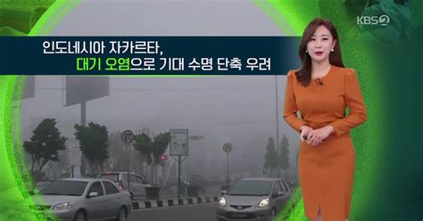 지구촌 날씨 인도네시아 자카르타 대기 오염으로 기대수명 단축 우려