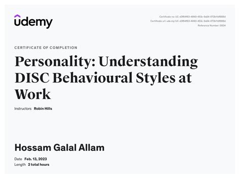 Hossam Galal Allam On Linkedin Udemy Course Completion Certificate