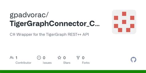 GitHub Gpadvorac TigerGraphConnector CSharp C Wrapper For The