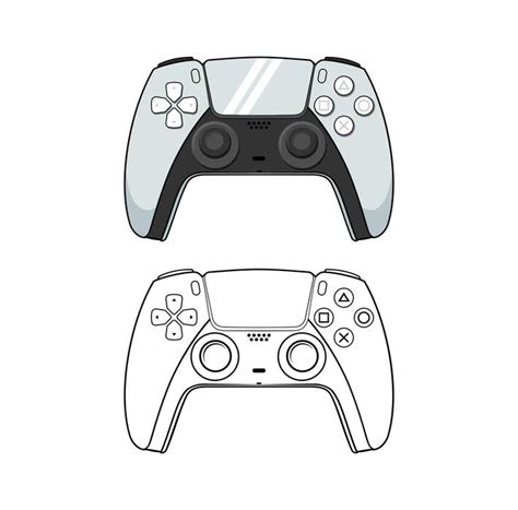 Playstation Controller Vectores Iconos Gráficos Y Fondos Para