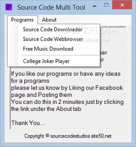 Source Code Multi Tool Download Softpedia
