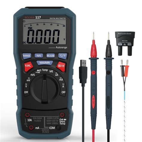 Bolyfa Bf117 Professional Digital Multimeter Usb Interface Pc Software Cd And Da Sale Banggood