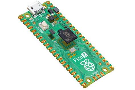 Raspberry Pi Pico 2 Doté De La Puce Rp2350 Avec Cœurs Arm Et Risc V