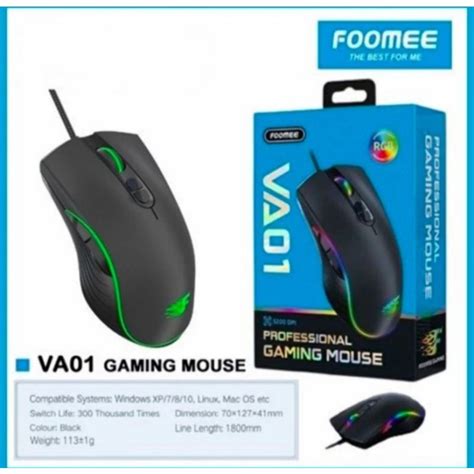 Jual Mouse Gaming Foomee Va01 Gaming Mouse Shopee Indonesia