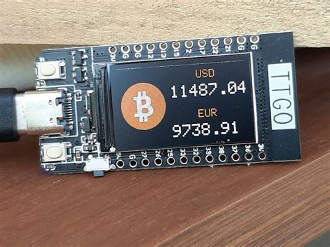Get Bitcoin Live Price Ttgo Esp32