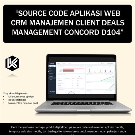 Jual Source Code Aplikasi Web Crm Manajemen Client Deals Management