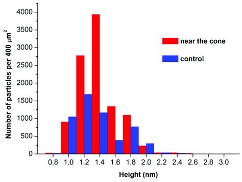 Absolute Height Distributions Of Objects Visualized By Afm On Mica Download Scientific Diagram